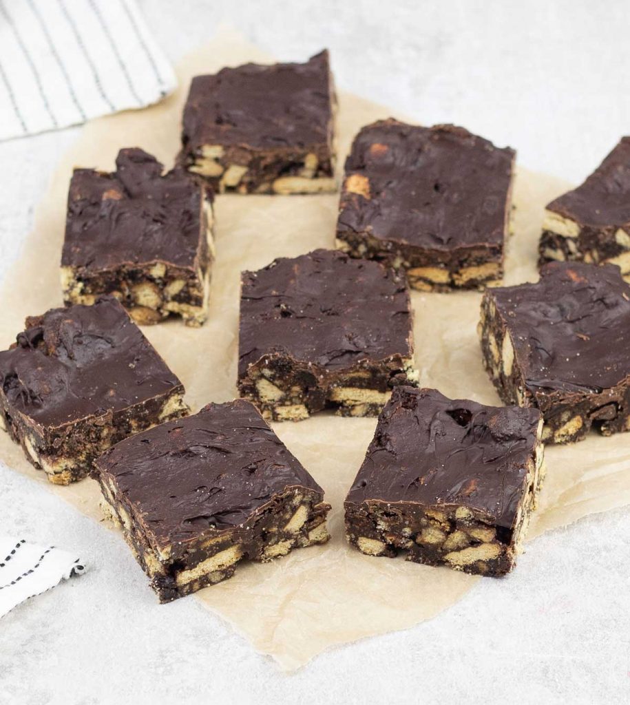 Chocolate Tiffin Recipe - Recipe Tale