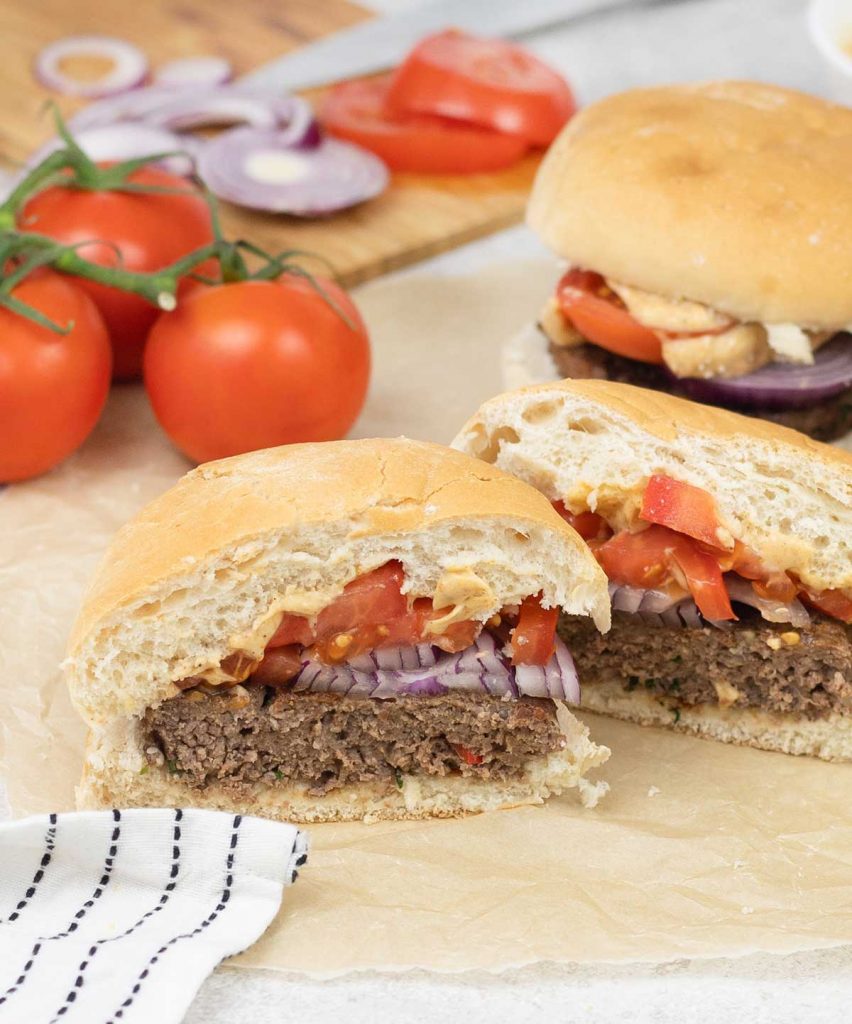 Indian Burger - Recipe Tale