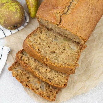 Fresh Pear Bread Recipe (Easy Loaf Cake) - Recipe Tale
