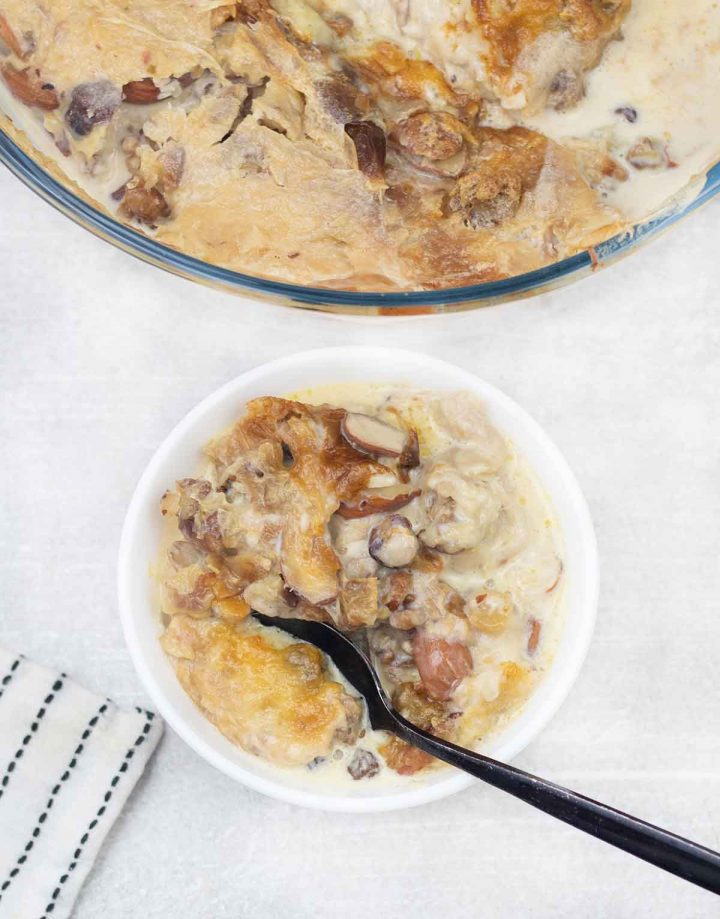 Om Ali Recipe — Egyptian Bread Pudding - Recipe Tale