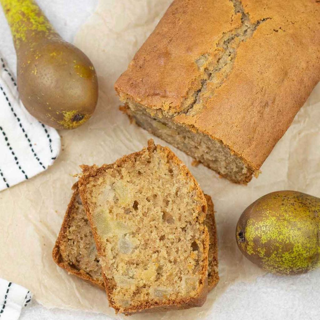 Fresh Pear Bread Recipe - Recipe Tale