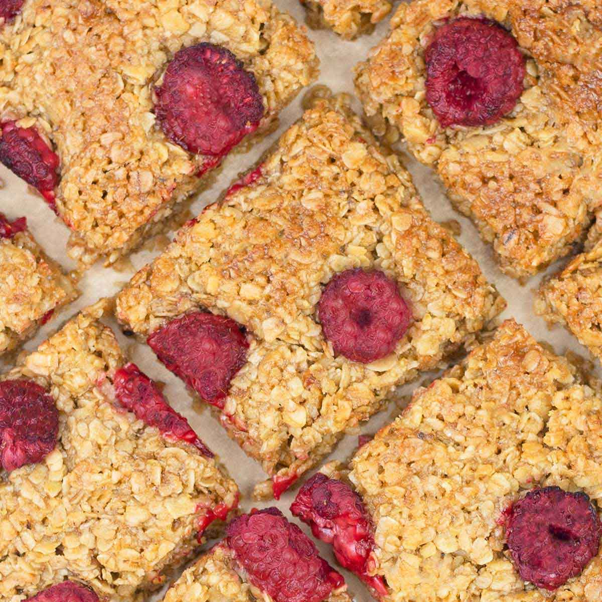 Raspberry Flapjacks - Recipe Tale