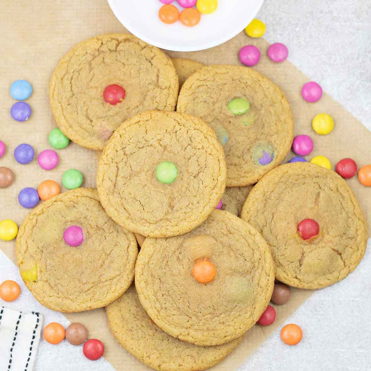 Smarties Cookies Recipe - Recipe Tale