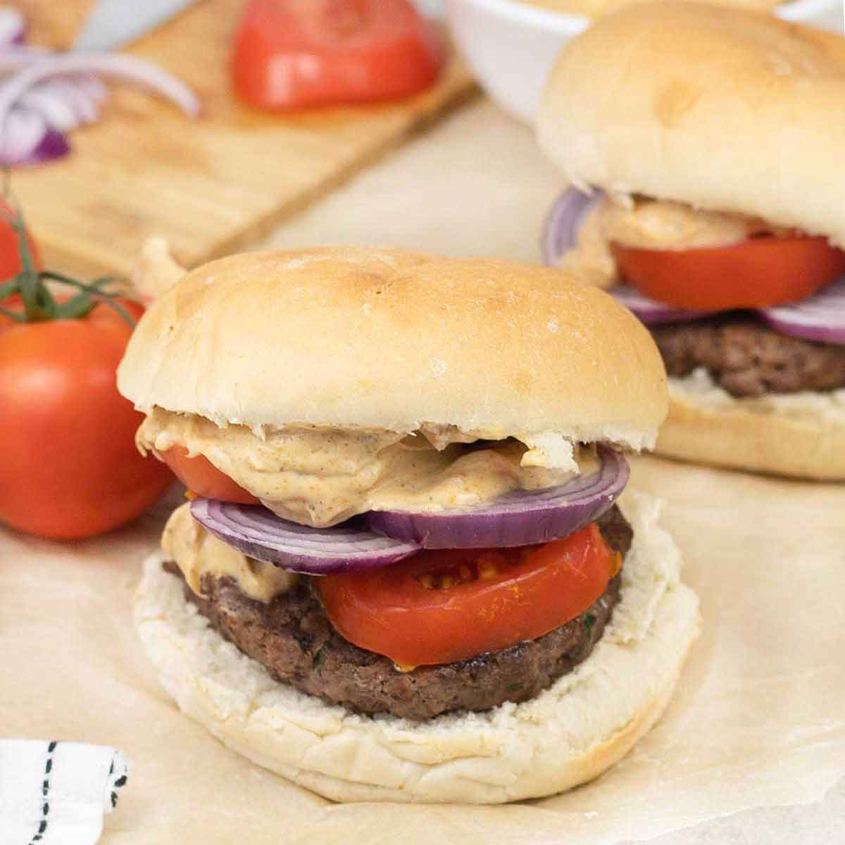 Indian Burger - Recipe Tale