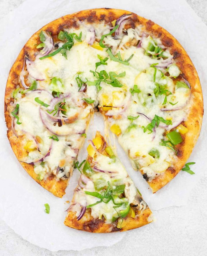 Thai Curry Pizza - Recipe Tale