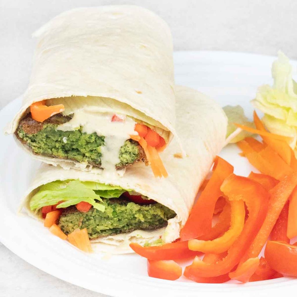 Egyptian Falafel Wrap Recipe - Recipe Tale