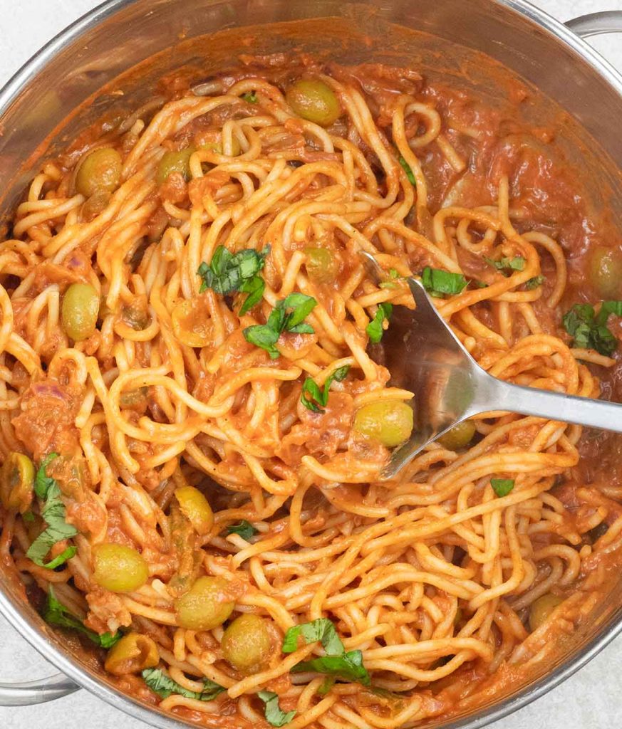 Dominican Spaghetti - Recipe Tale