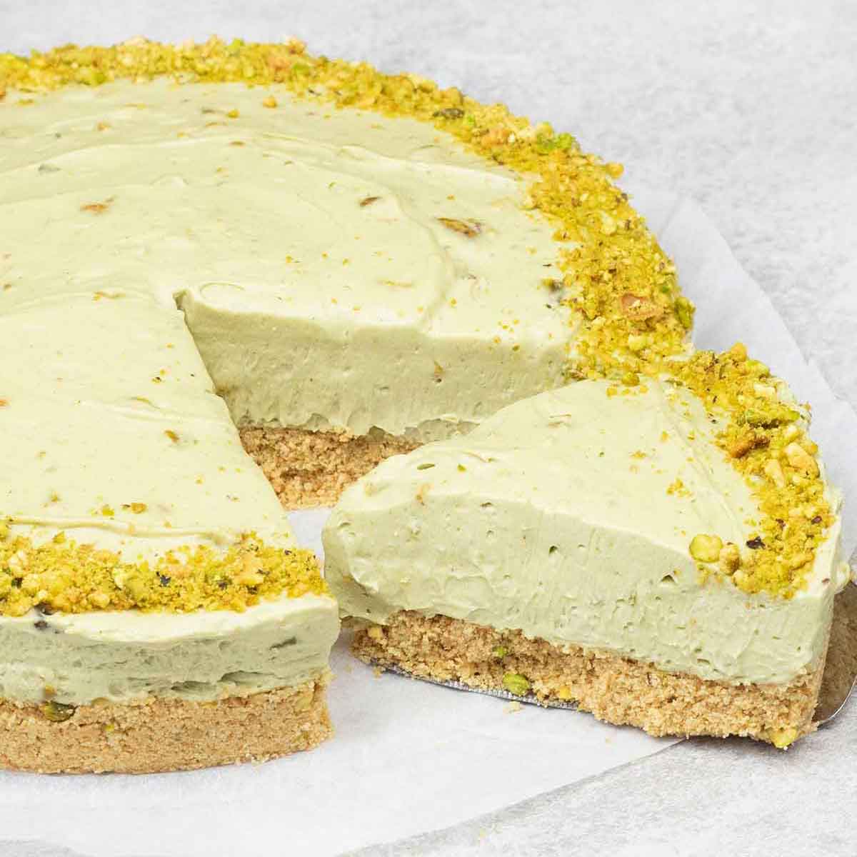 Pistachio Cheesecake - Recipe Tale